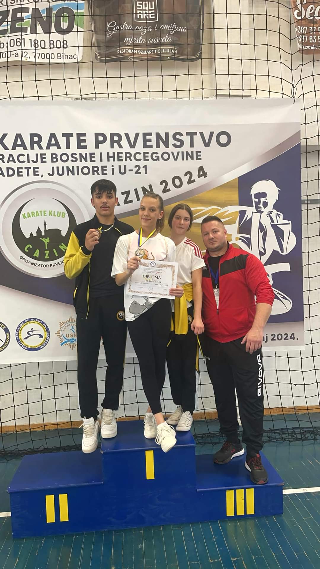 Prvenstvo Federacije BiH u karateu: Srebro i bronza za KBS Master ...