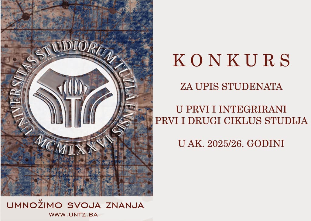 Univerzitet u Tuzli raspisao konkurs za upis studenata u akademskoj 2025/26. godini - RTV Lukavac